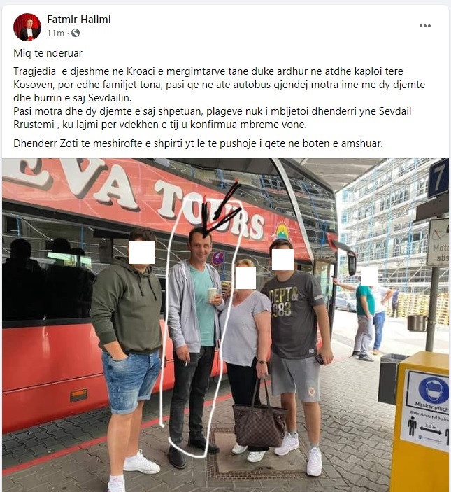 Në autobusin i cili u aksidentua në Kroaci ishte një familje llapjane ...